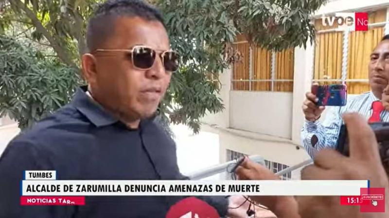Tumbes: alcalde de Zarumilla denuncia amenazas de muerte | TVPerú